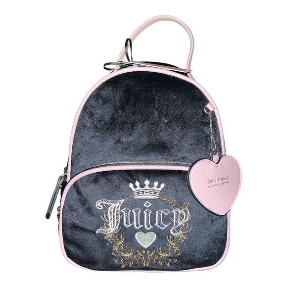 Juicy Couture | Bags | Juicy Couture Backpack Licorice Black Heritage ...